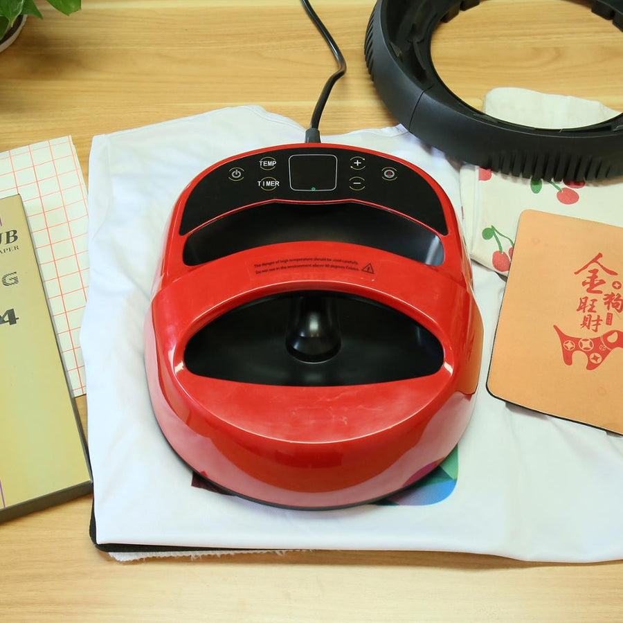 Mini Portable Heat Press Machine Sublimation Digital Transfer Printing ...